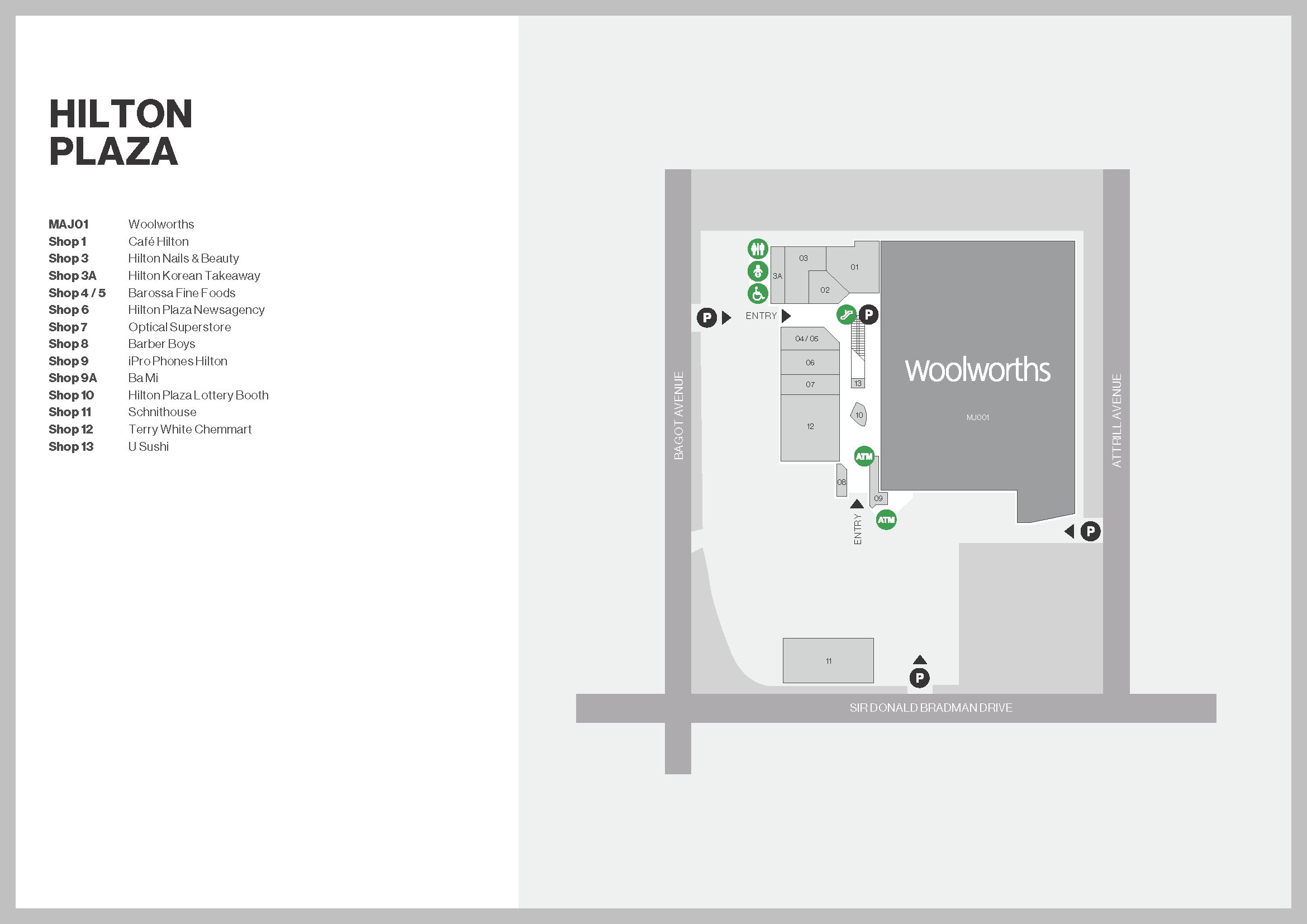 Centre Plan - Hilton Plaza